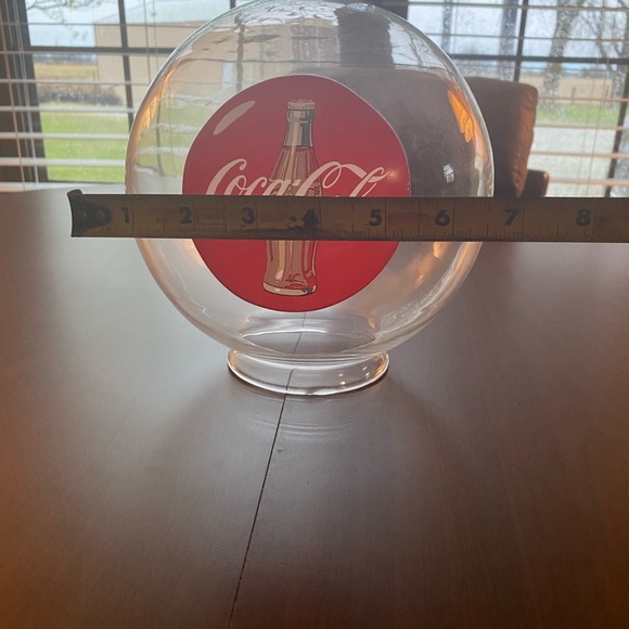 Coca Cola | Other | Cocacola Clear Glass Sphere With Red Emblem | Poshmark
